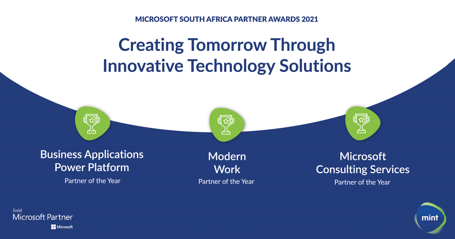 Mint Group Achieves 3 Accolades at the Microsoft South Africa 2021 ...